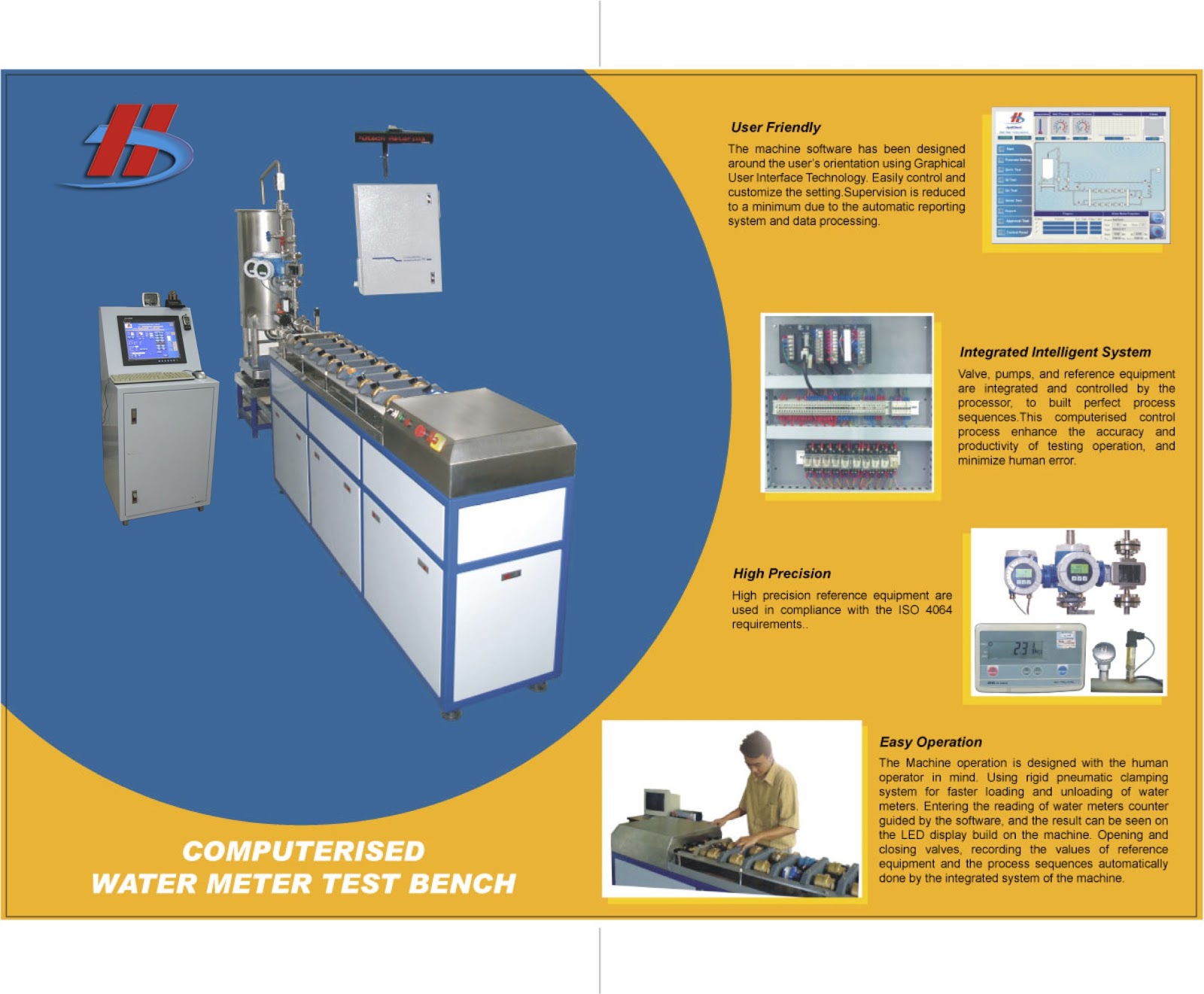 Computerized Water Meter Test Bench | HydrOstream i-Metering
