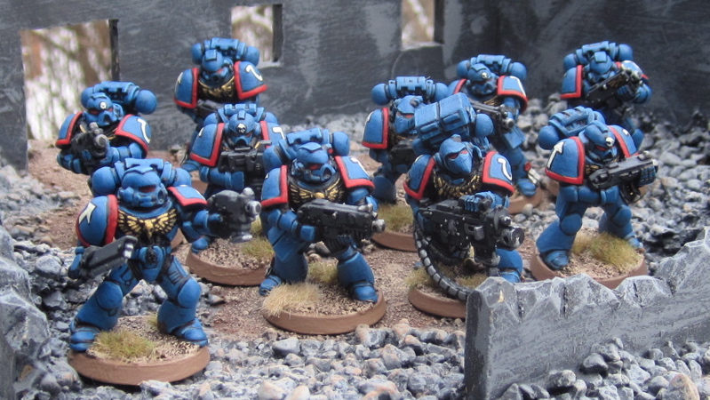 Tim's Miniature Wargaming Blog: Ultramarines!