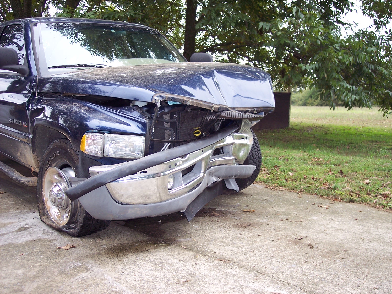 Cardis Live Here: truck wrecked