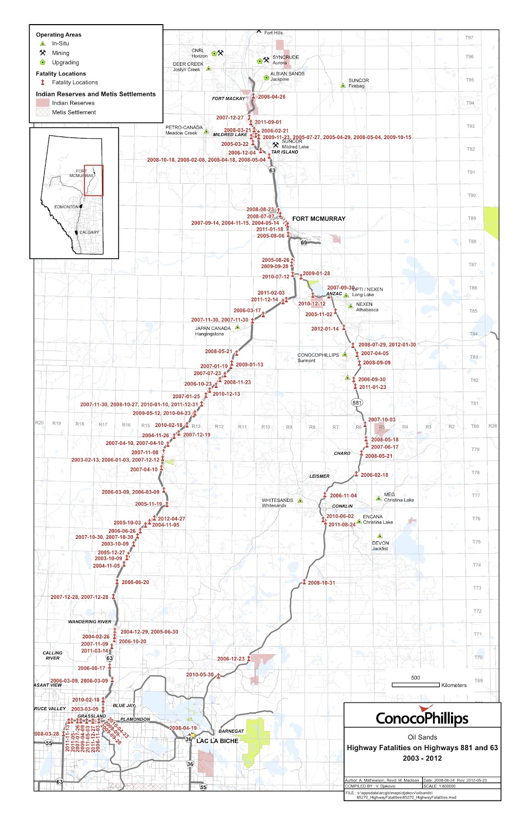 McMurray Musings: A Map, A Red Marker, and a Sobering Statistic ...
