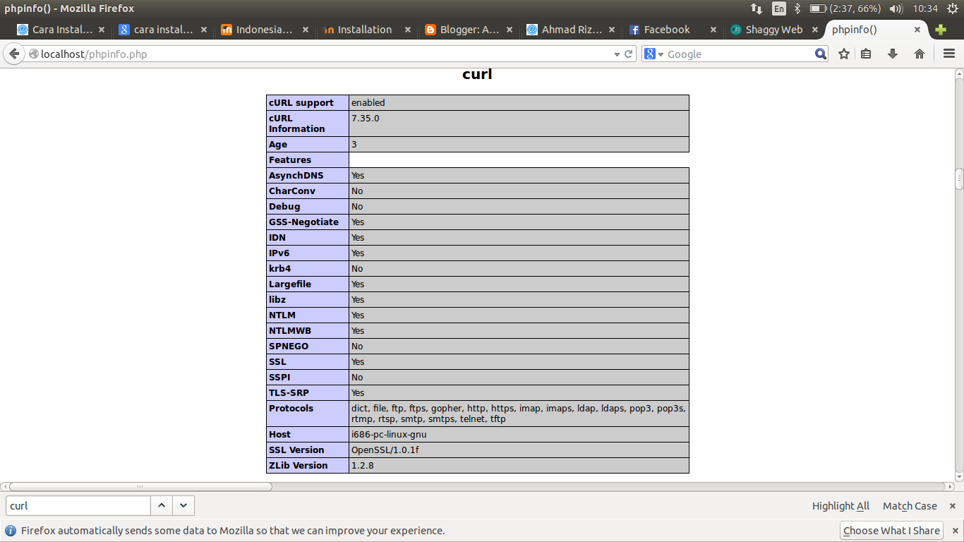 Dunia Telekomunikasi, dan Komputer: Cara install php5-curl