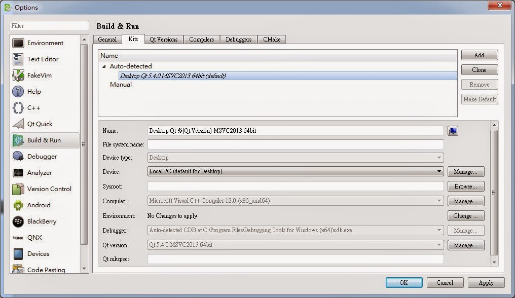 忘東忘西 Qt54 Windows關於no Debugger Set Up的問題eow 3857