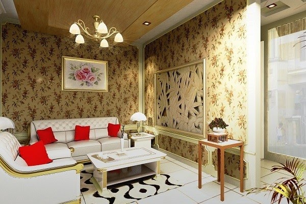 Simple House Design: wallpaper in the house