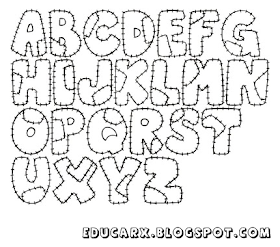 Modelo de letras (12 modelos de letras diferentes) Os Modelos de letras ...