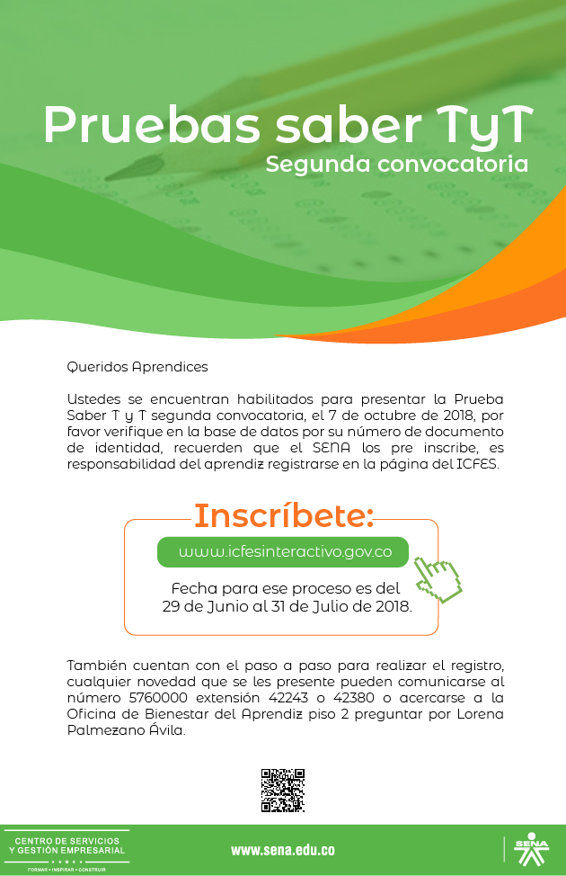Centro de Servicios y Gestión Empresarial - SENA Regional Antioquia: Pruebas Saber TyT - Conoce ...