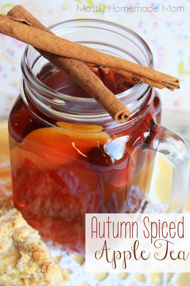 Autumn Spiced Apple Tea | Mostly Homemade Mom