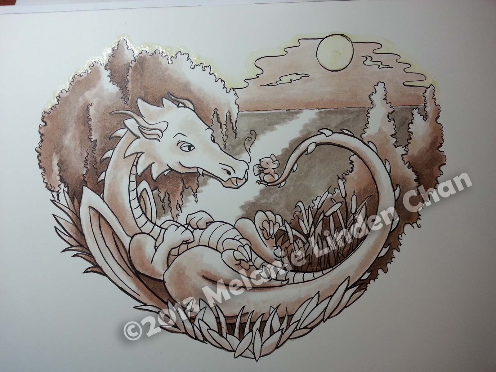 It's a Hoot!: From Start to Finish: Dragon and Mouse! #fromstarttofinish