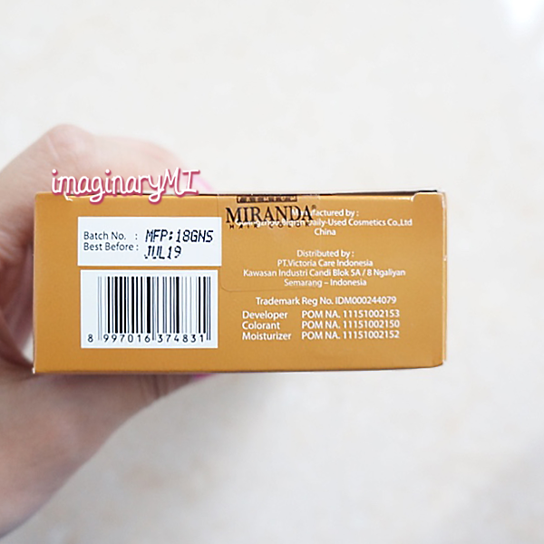 REVIEW : MIRANDA HAIR COLOR PREMIUM 3D MC-14 GOLDEN BROWN - Imaginary ...