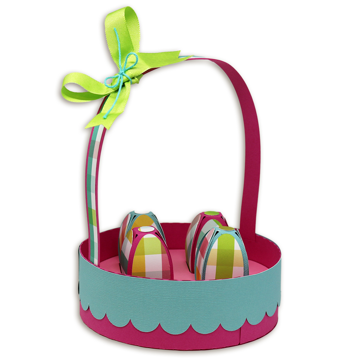 Easter Basket with Paper Eggs! | Bits of Paper