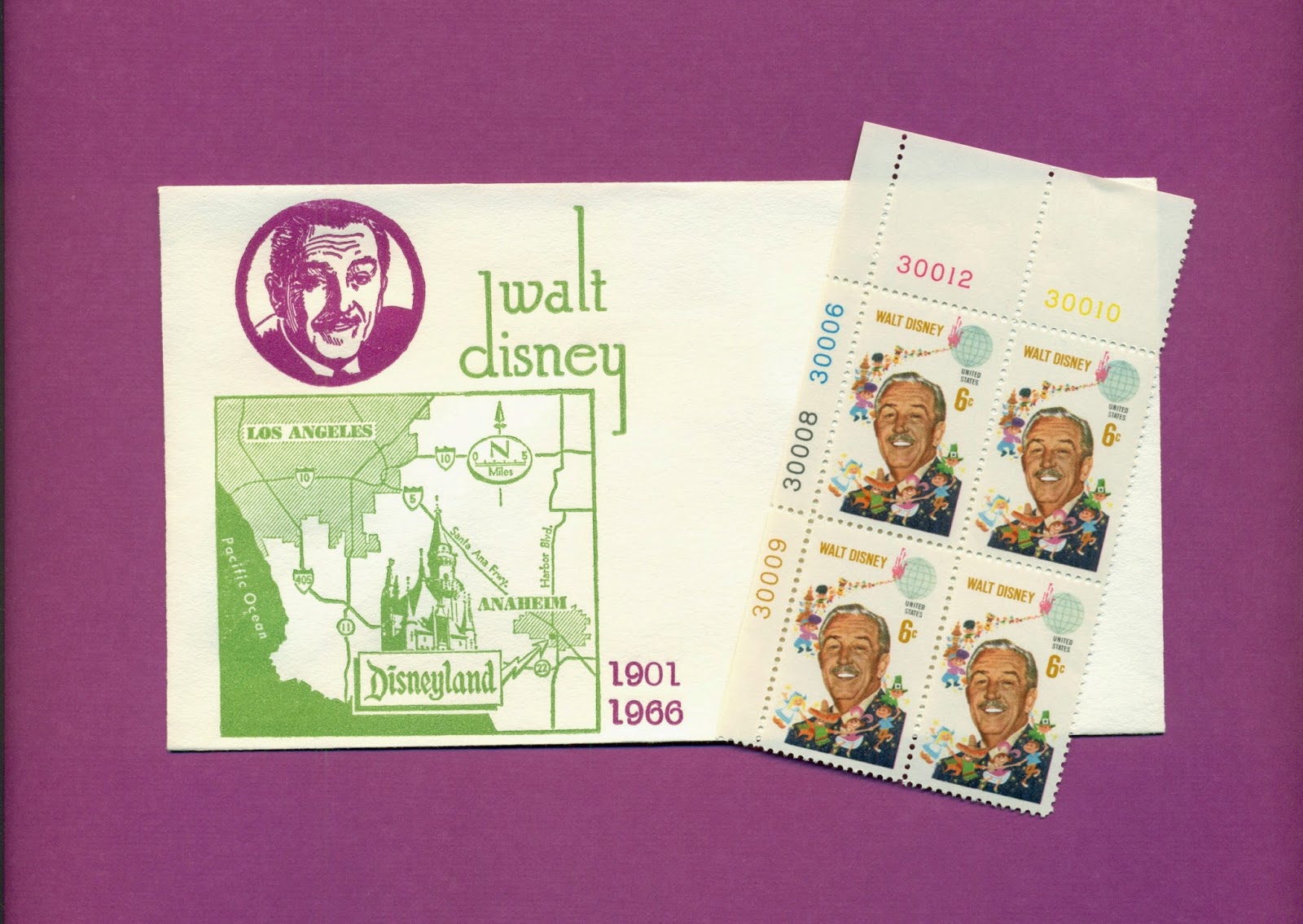 gold country girls: The Walt Disney Stamp Debut, Circa 1968
