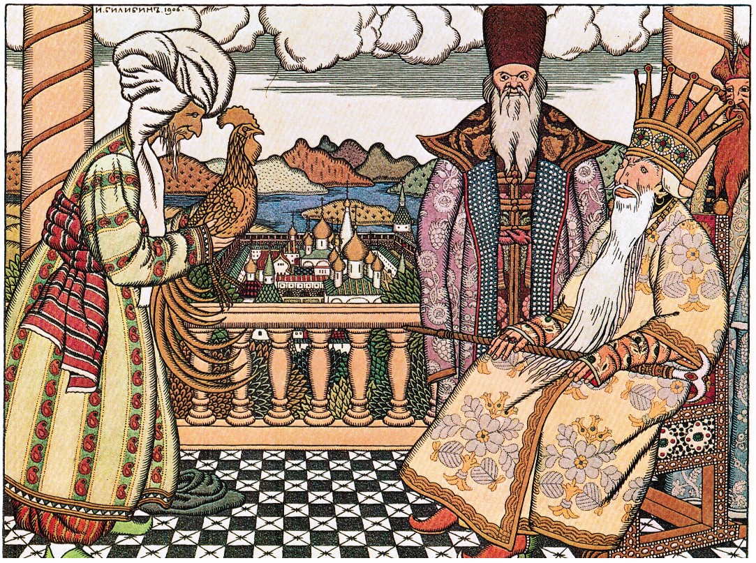 Pictures from an Old Book: "The Tale Of The Golden Cockerel" By ...