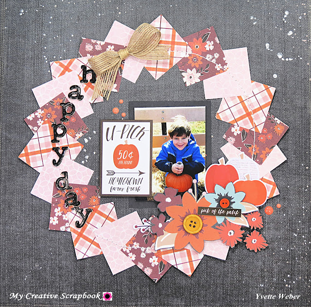 Scrapping With Yvette: Fun with Squares | My Creative Scrapbook ...