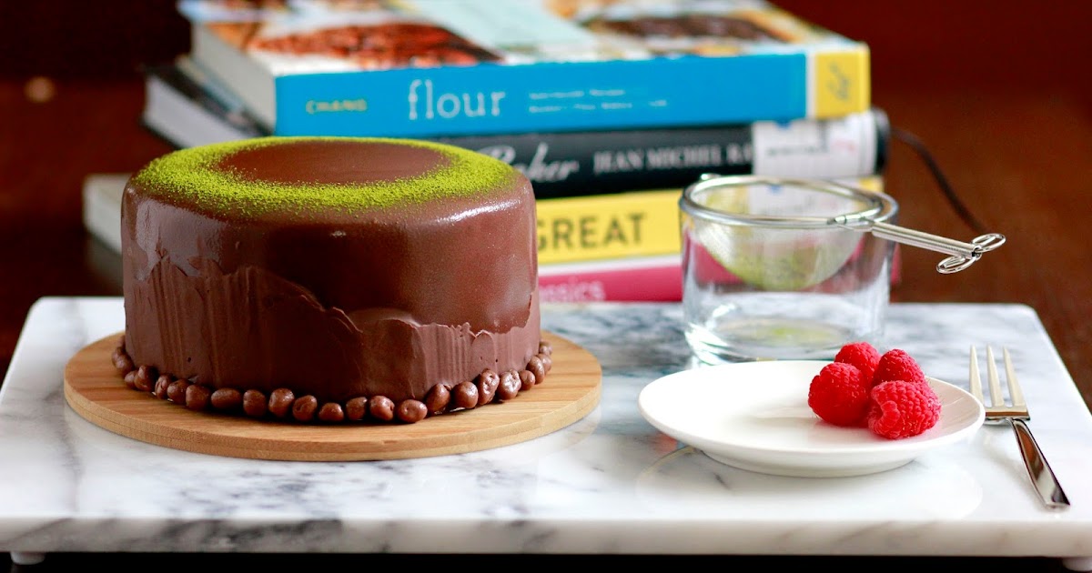 In Cookie Haven: Dark Chocolate Matcha Cake
