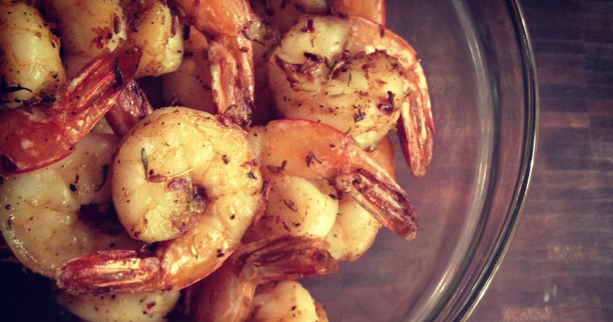 French Butter and Turkish Figs: quick! roasted shrimp