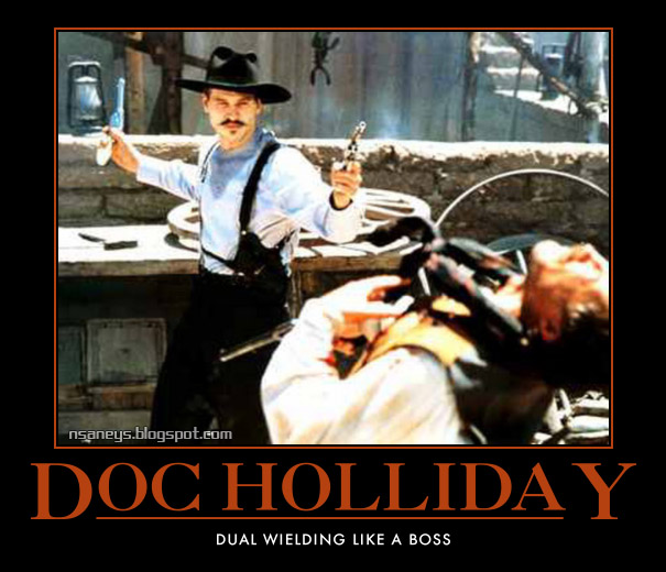 Nsaney'z Posters II: Val Kilmer: Doc Holliday - Dual Wielding