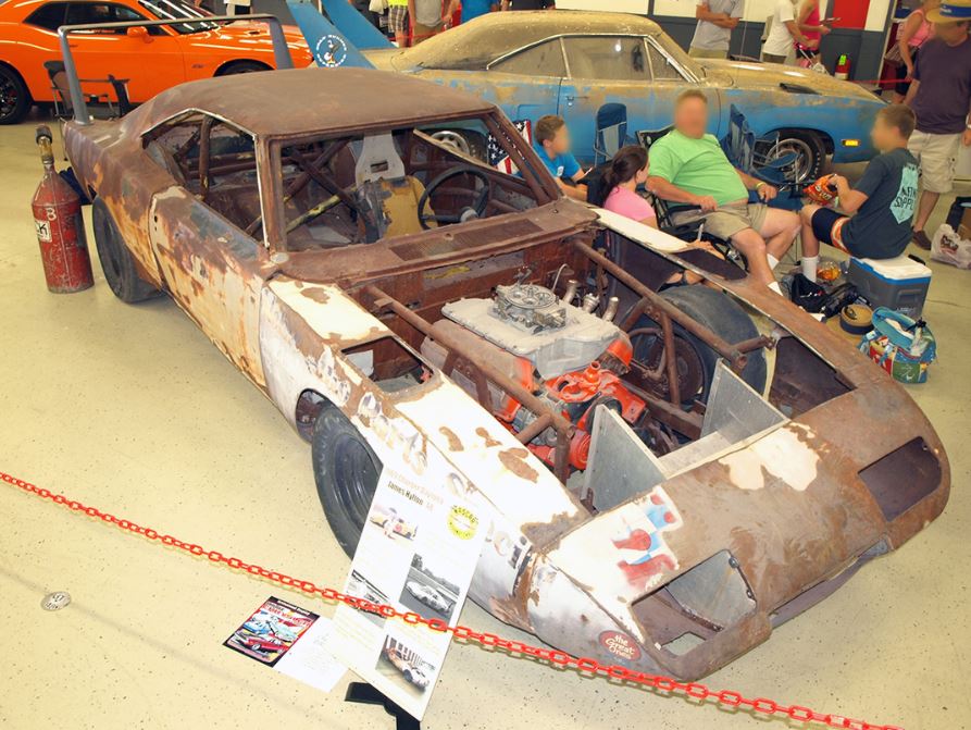 Just A Car Guy: the rusty remains of the #48 Dodge Charger Daytona. Its ...