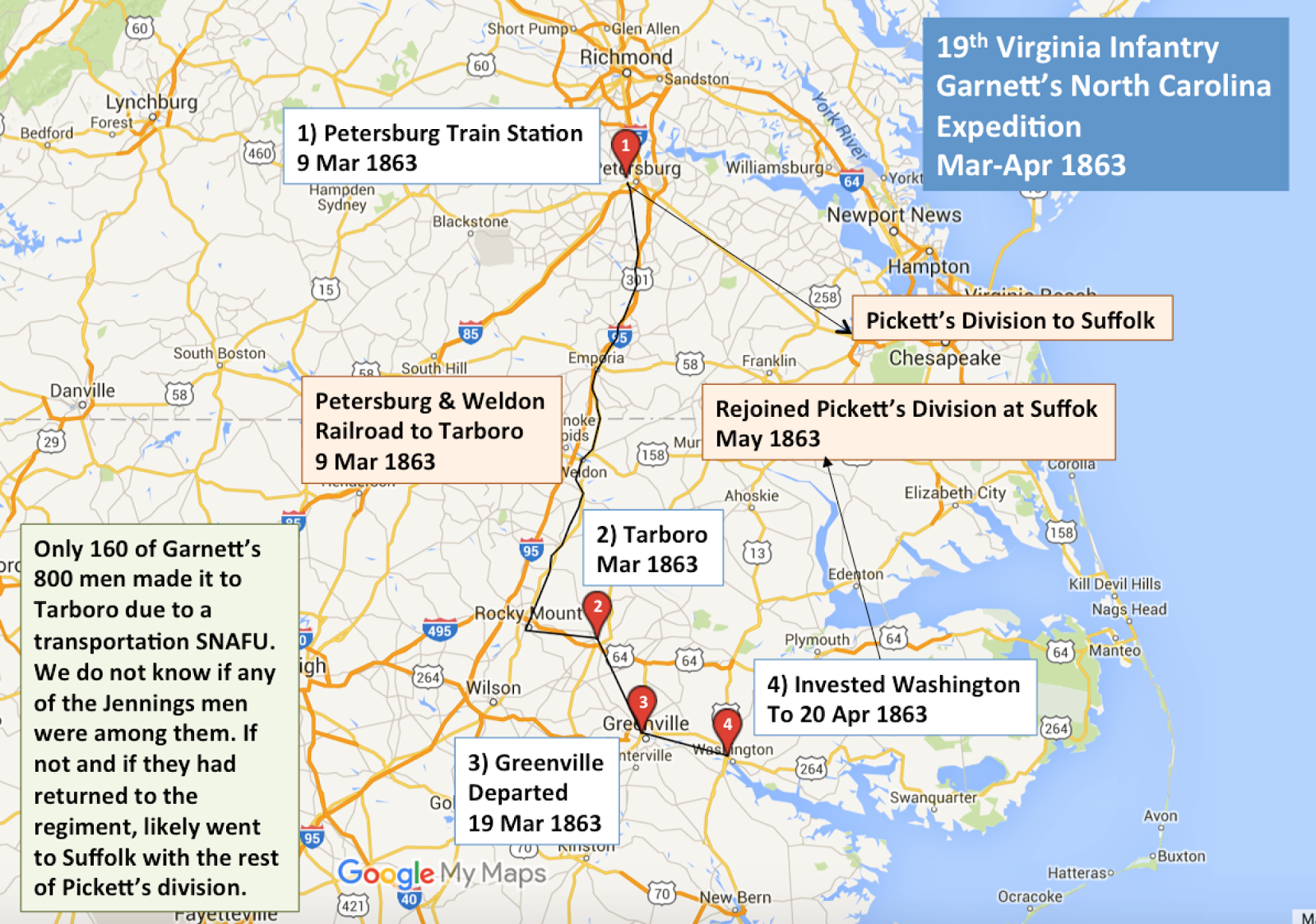 Tangled Roots and Trees: Mapping the 19th Virginia Infantry, September ...