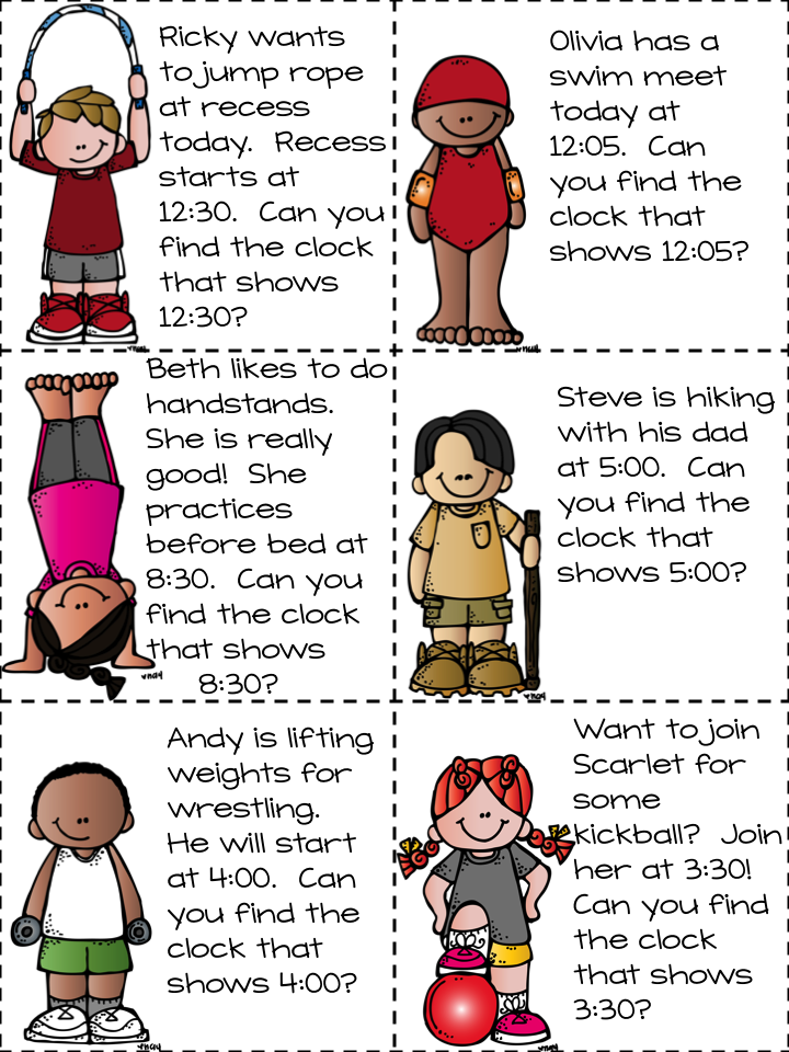 A Traveled Teacher: A Telling Time Freebie