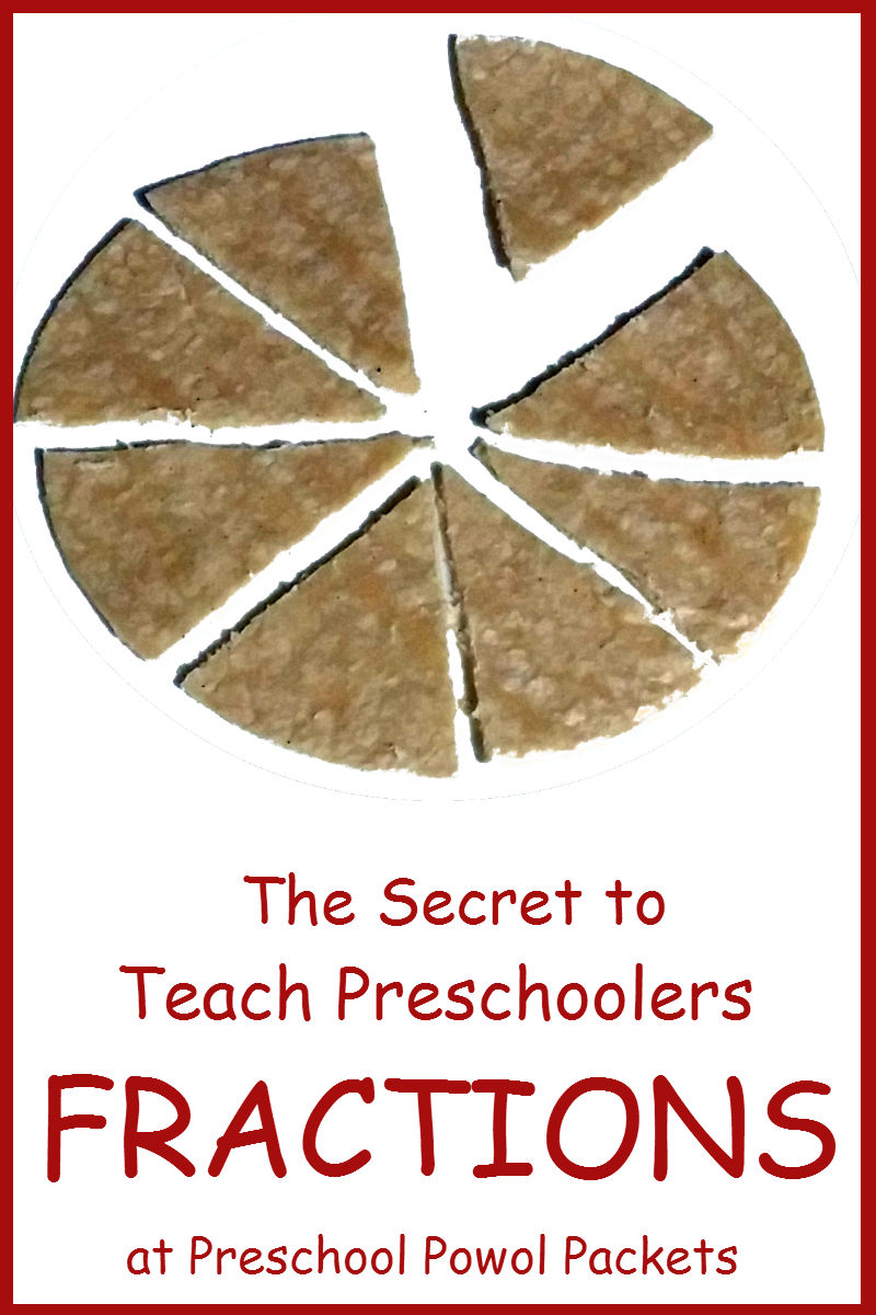 Teach Preschoolers Fractions | Preschool Powol Packets