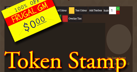 Free GM Resource: Token Stamp 2 - Frugal GM