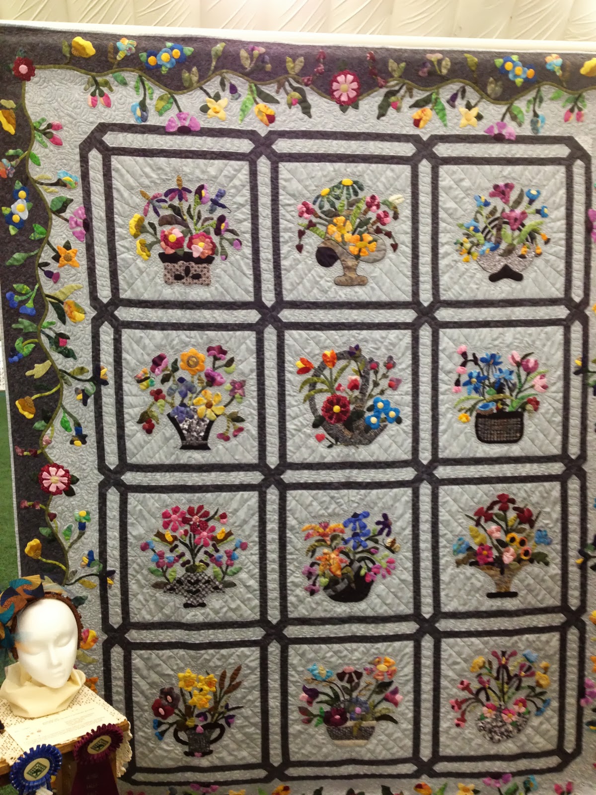 Adirondack Urban: Wings Falls Quilt Guild Show - the applique quilts