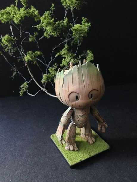 Custom Build: HGPG 1/144 Puchigguy Groot