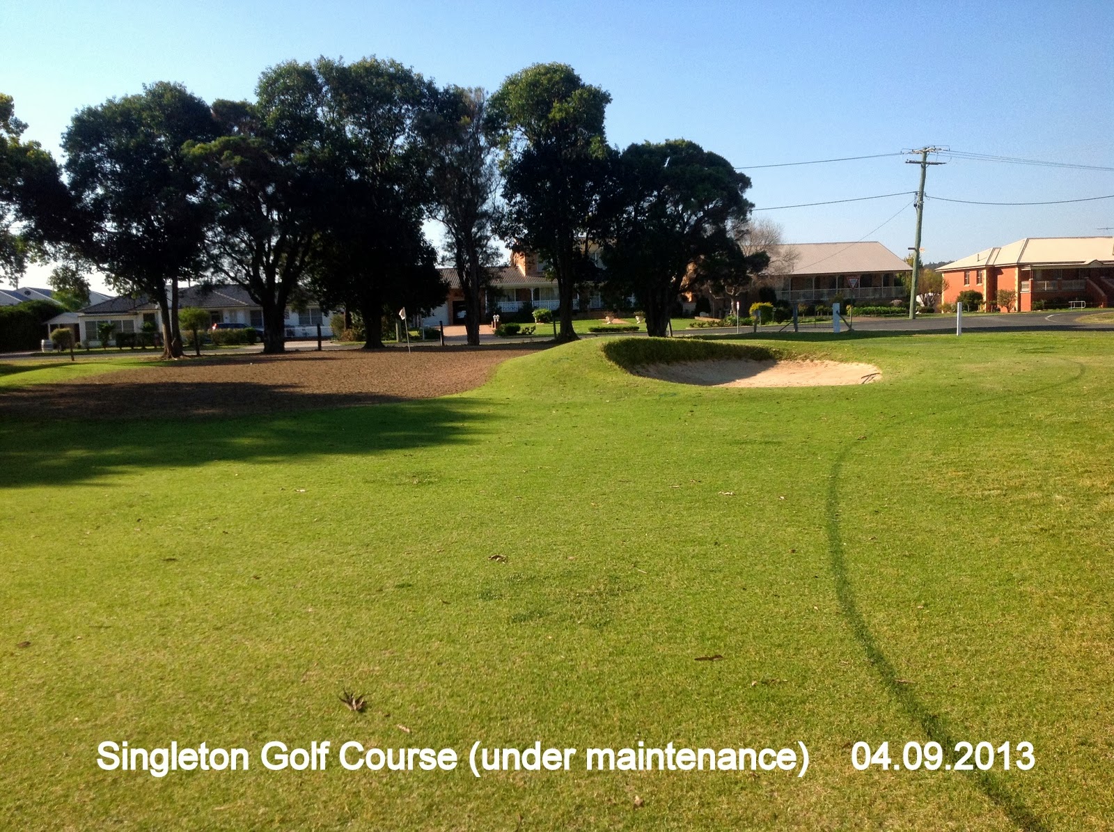 Jan Martin's Travel Blog: Singleton Golf Course - September 2013