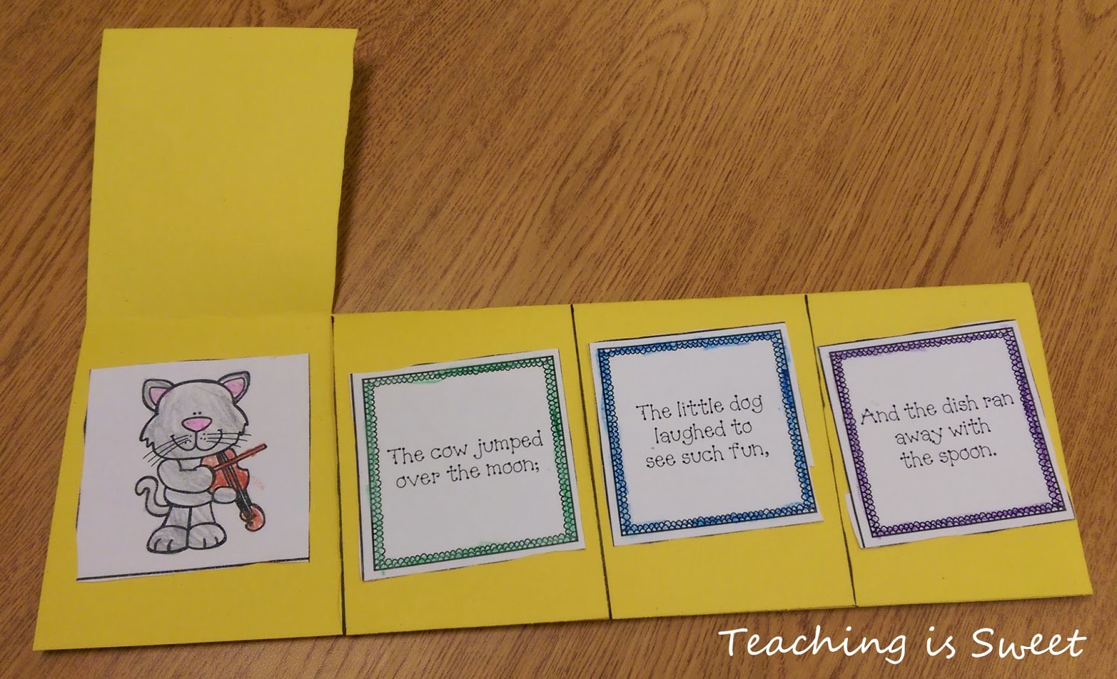 Teaching Is Sweet: Hey Diddle, Diddle Flipbook {Freebie}