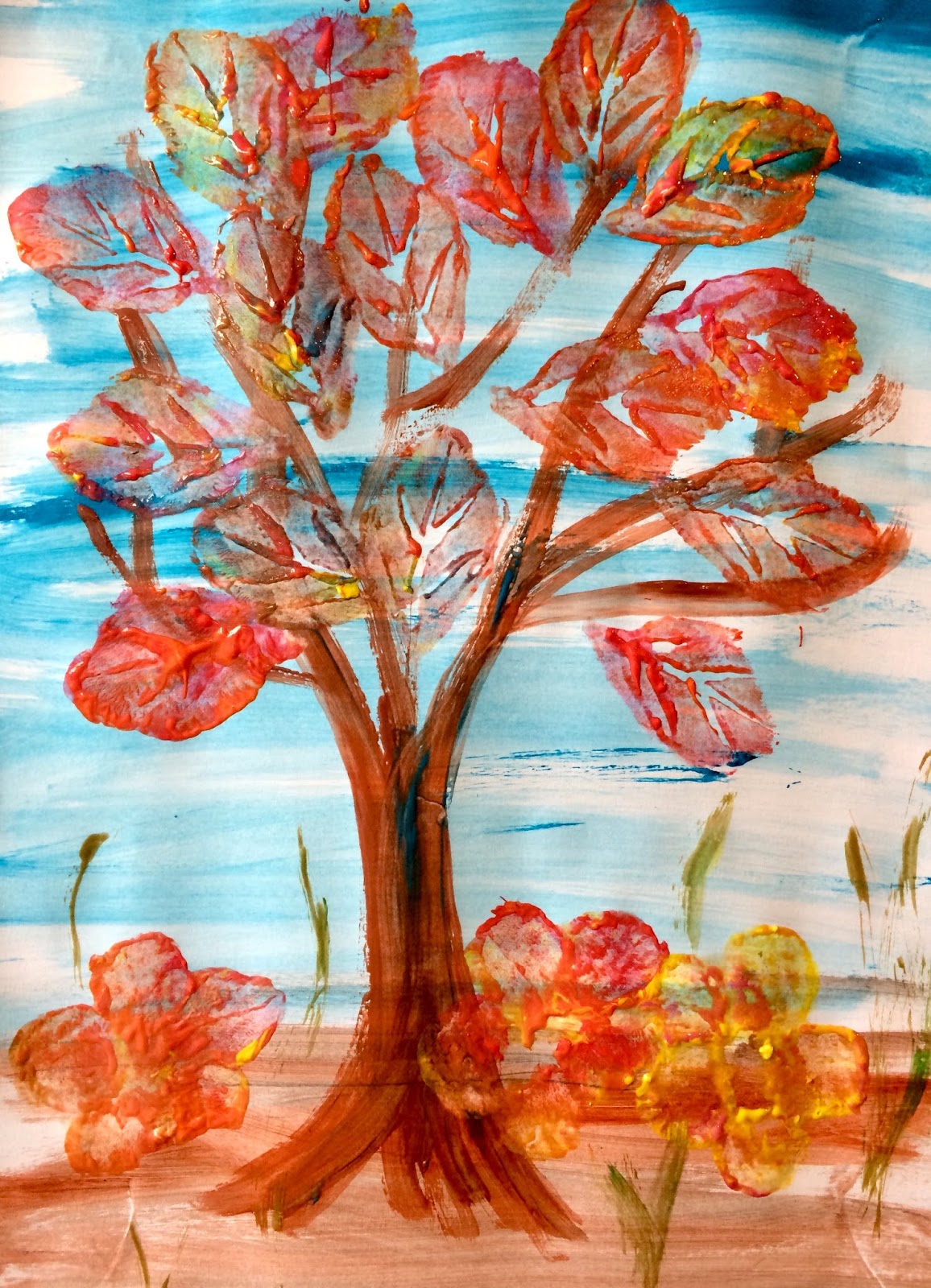 Copac, frunze de toamnă... - Materiale didactice de 10(zece)