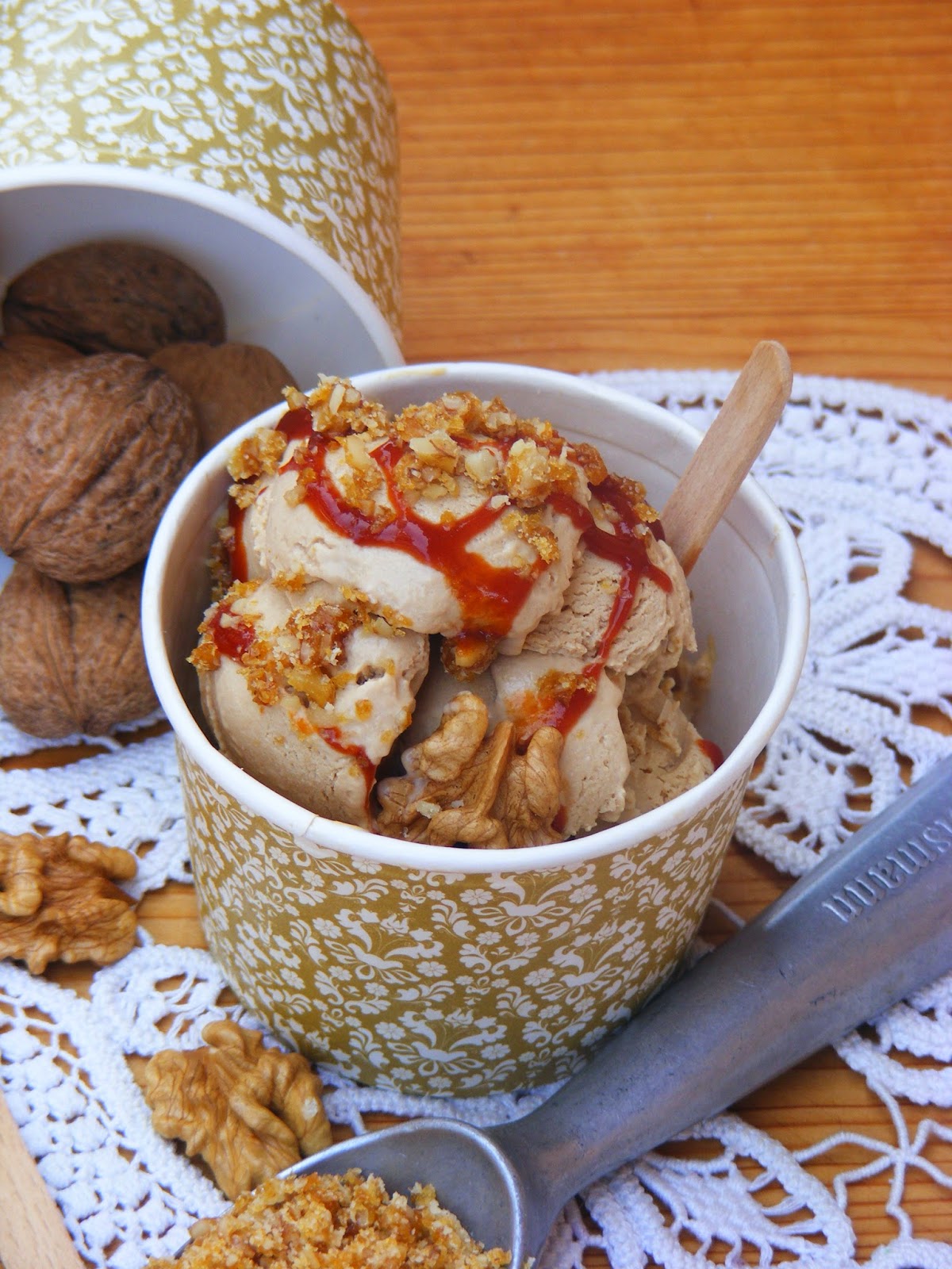 Makacska konyhája: Duplán diós fagylalt