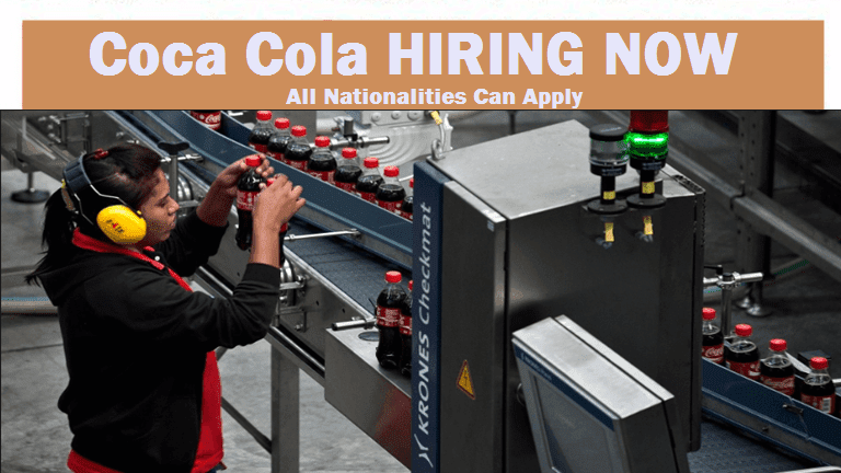 Job Opportunity at Coca Cola