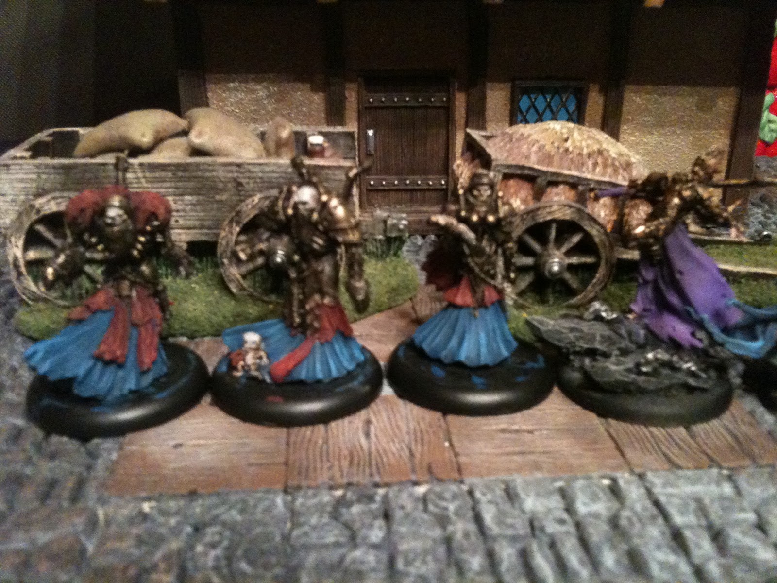 The Dragon's Nest: Cryx journey man league painted minis.