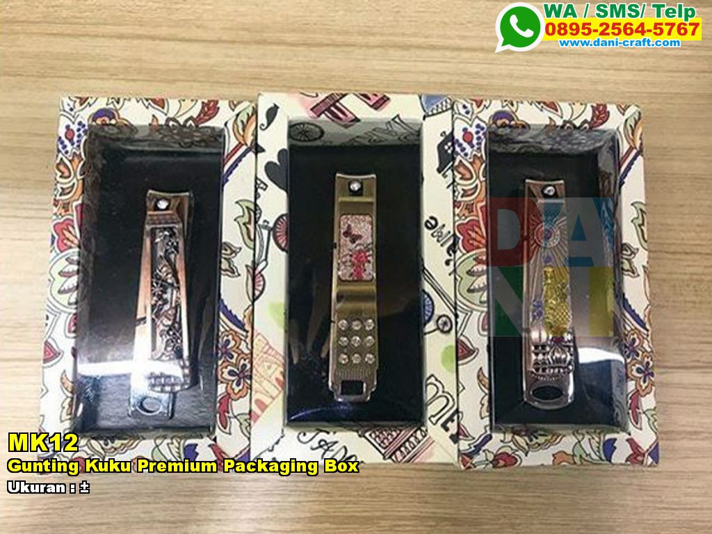 Gunting Kuku Premium Packaging Box | Souvenir Pernikahan