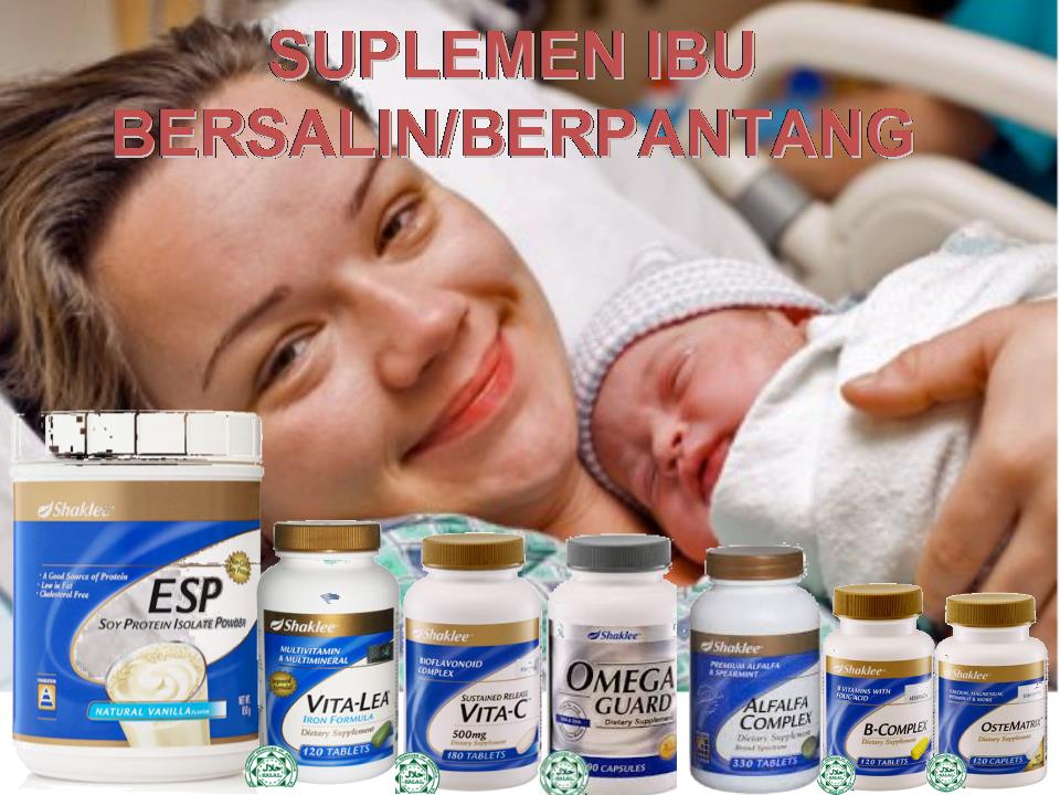 SUPLEMEN IBU BERPANTANG (SET BERSALIN SHAKLEE)