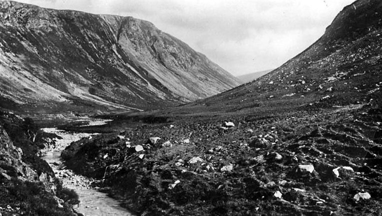 Tour Scotland: Old Photograph Glen Catacol Island Of Arran Scotland