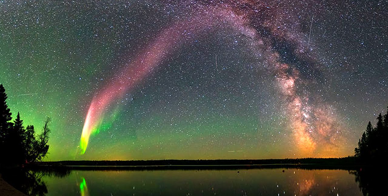 Un fenómeno celestial completamente nuevo llamado STEVE, una brillante ...