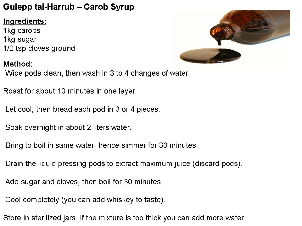 Gulepp tal-Harrub – Carob Syrup