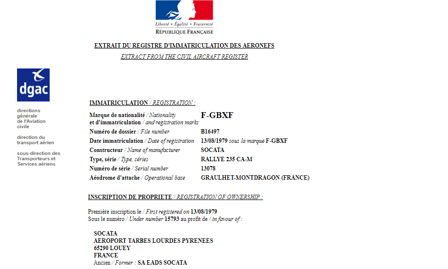 LFMP NEWS actualités de Perpignan-Rivesaltes: 13 AOUT 2017: F-GBXF, F ...