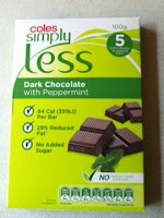 À mon avis: Coles Simply Less Dark Chocolate