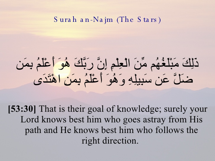 SURAH AL-NAJM