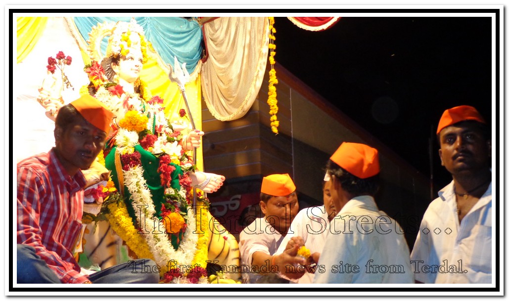 In Terdal Streets: Devi Procession In Terdal Streets