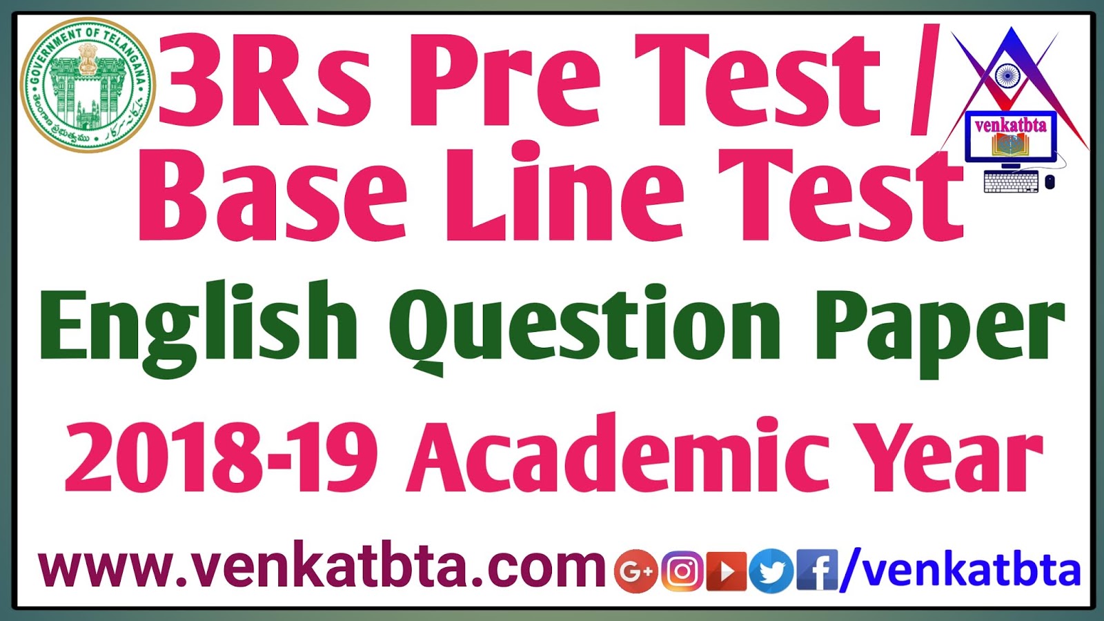 3Rs Pre Test English Question Paper 2018 19 Base Line Test English 3rs-pre-test-english-question-paper-2018-19-base-line-test-english