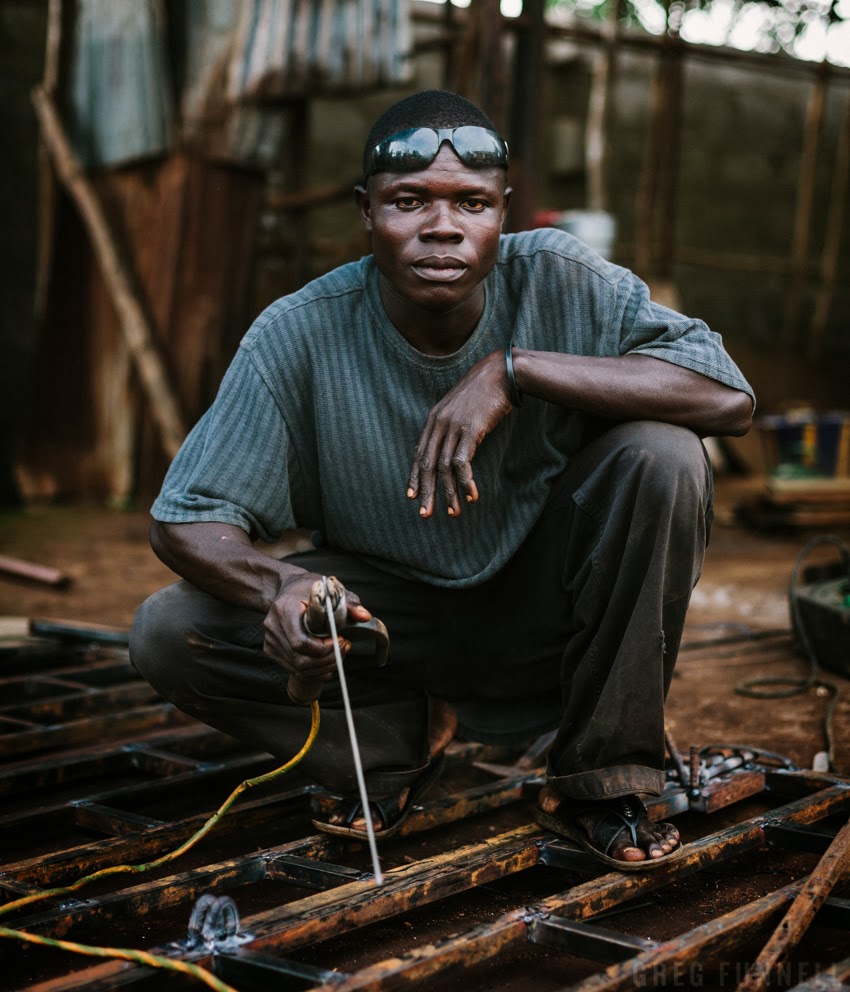 GREG FUNNELL // BLOG: Portrait: Welder, Sierra Leone