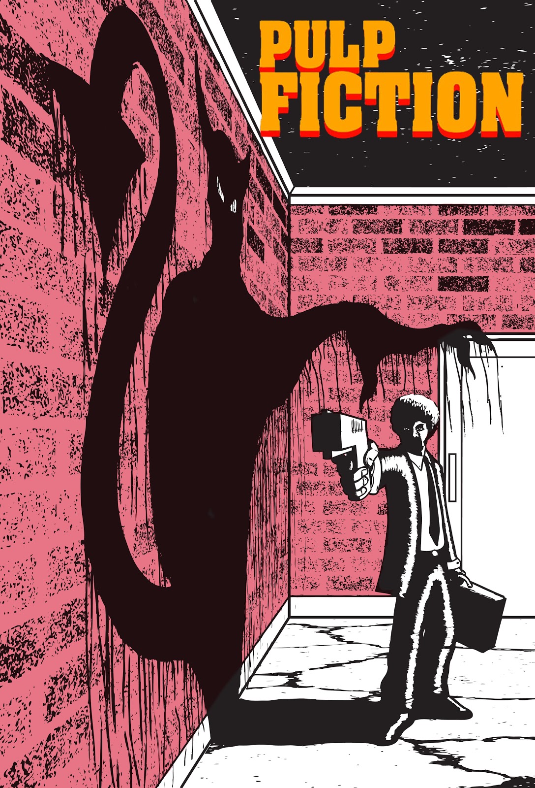 Skatedemon: Pulp Fiction Illustration