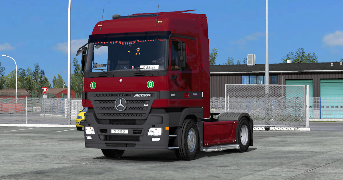 Mercedes Actros MP2 and MP3 sound by Leen [1.32] - Euro Truck Simulator ...