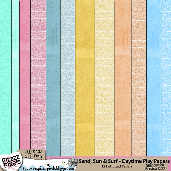 Annemarie's Art/Digital Scrapbooking: Sand, Sun and Surf by Pizazz ...