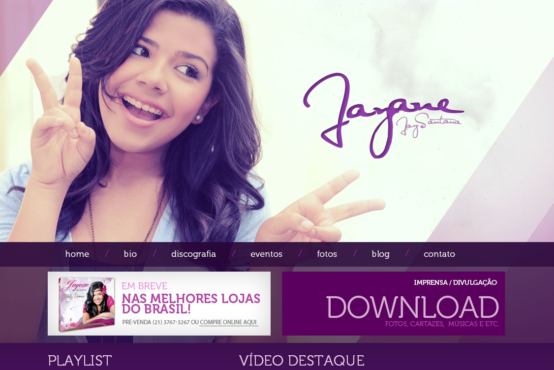 Cassiane: Confira O Novo Site Oficial Da Jayane: