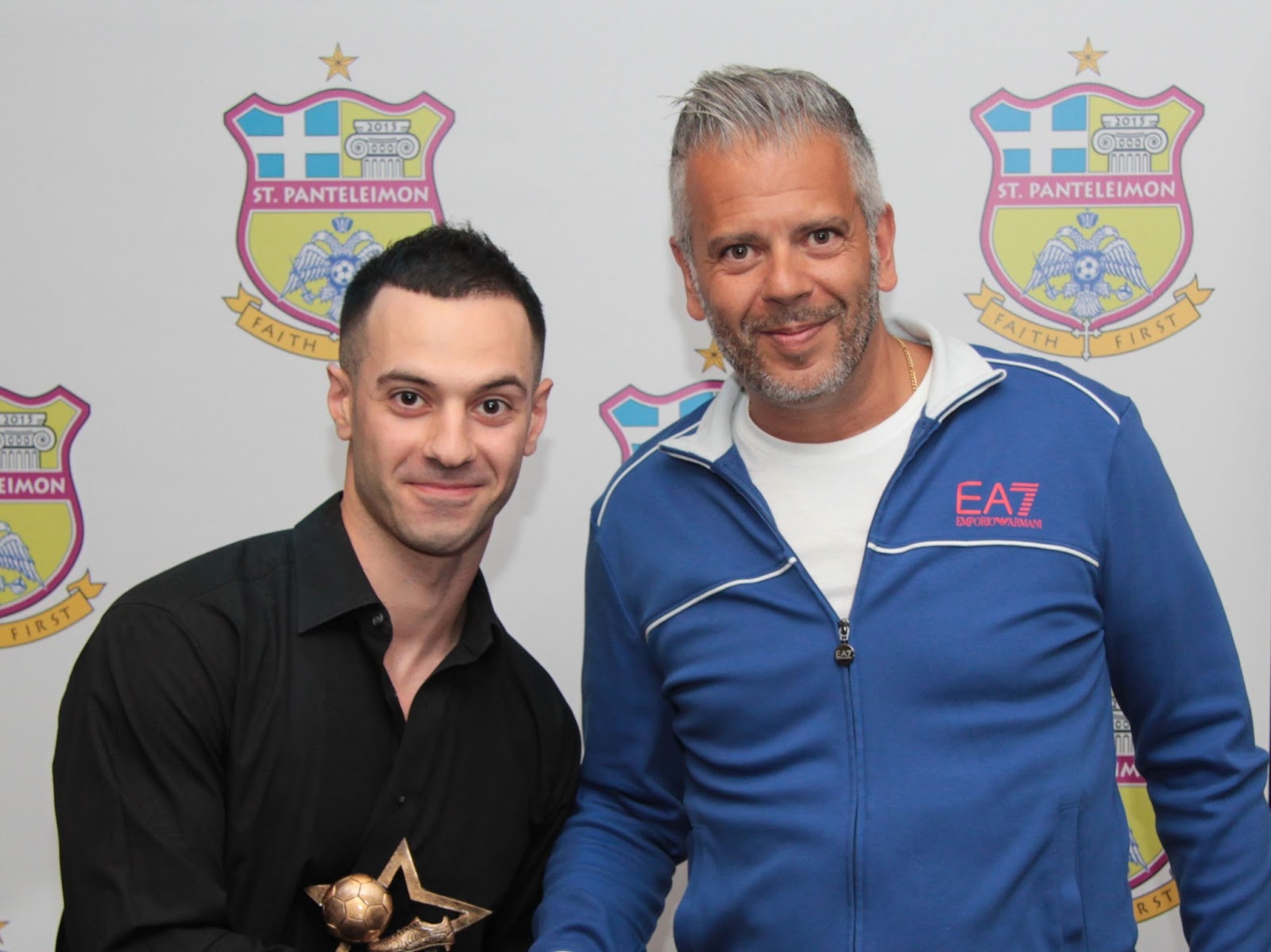 Ημερολογιο Αποδημιας: Βράβευση παικτών Αγ. Παντελεήμονα