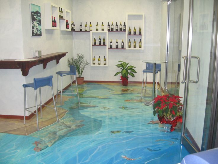 Superb 3d Vinyl floor Art and Murals