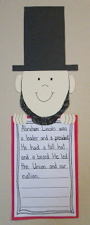 Nurturing Noggins: Abraham Lincoln and Spelling Practice Bellwork